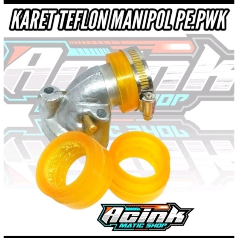 Jual Karet manipol karet teflon intake manipol PE PWK PE 24 24 28 30 32 34 pnp motor bebek dan ...