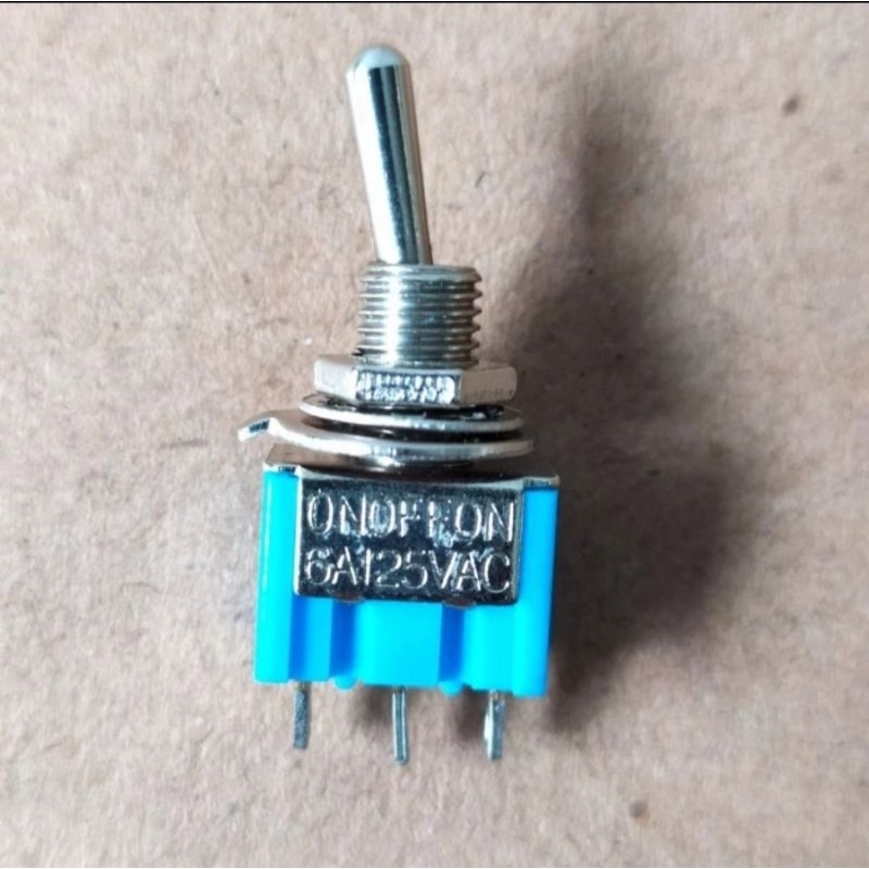 Jual Saklar Toggle 3 Pin On Off On/Saklar Lampu Sein Motor | Shopee ...