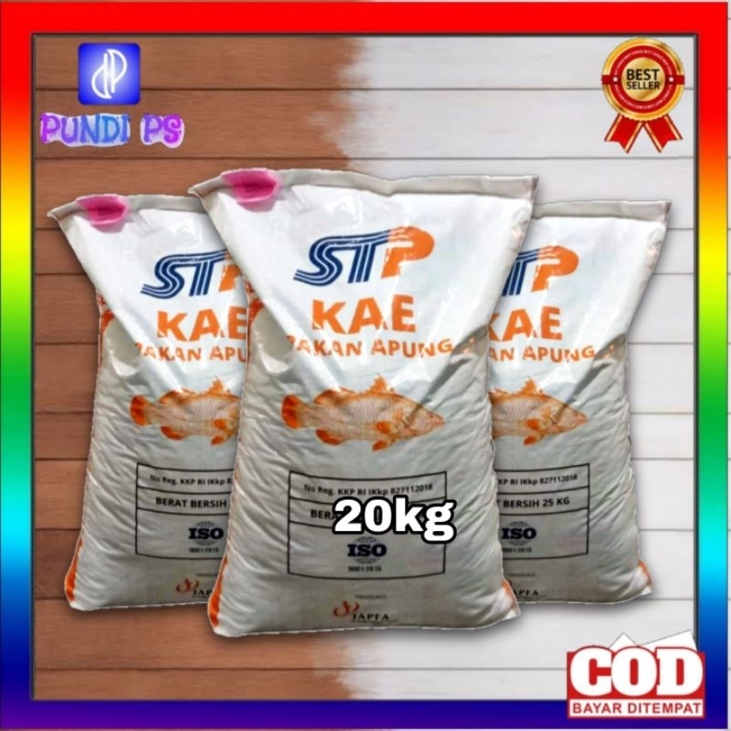 Jual Pakan Ikan STP KAE 20kg 5mm Pakan Pelet Koi 1 sak karung JAPFA ...