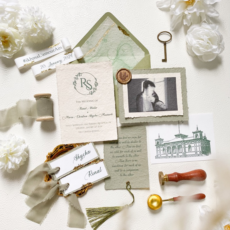 Jual Keepsake | Wedding Vows | Handmade Undangan Aesthetic (Minimalis ...