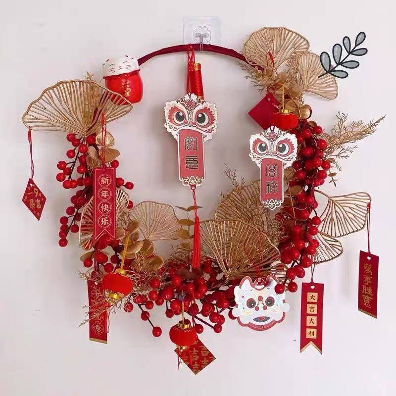 Jual Tempelan Pintu Imlek 2024 Aksesoris Dekorasi CNY | Shopee Indonesia