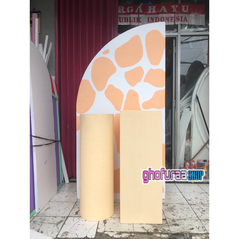 Jual Meja Tabung styrofoam Meja Kue kotak balok segiempat ulang tahun ...