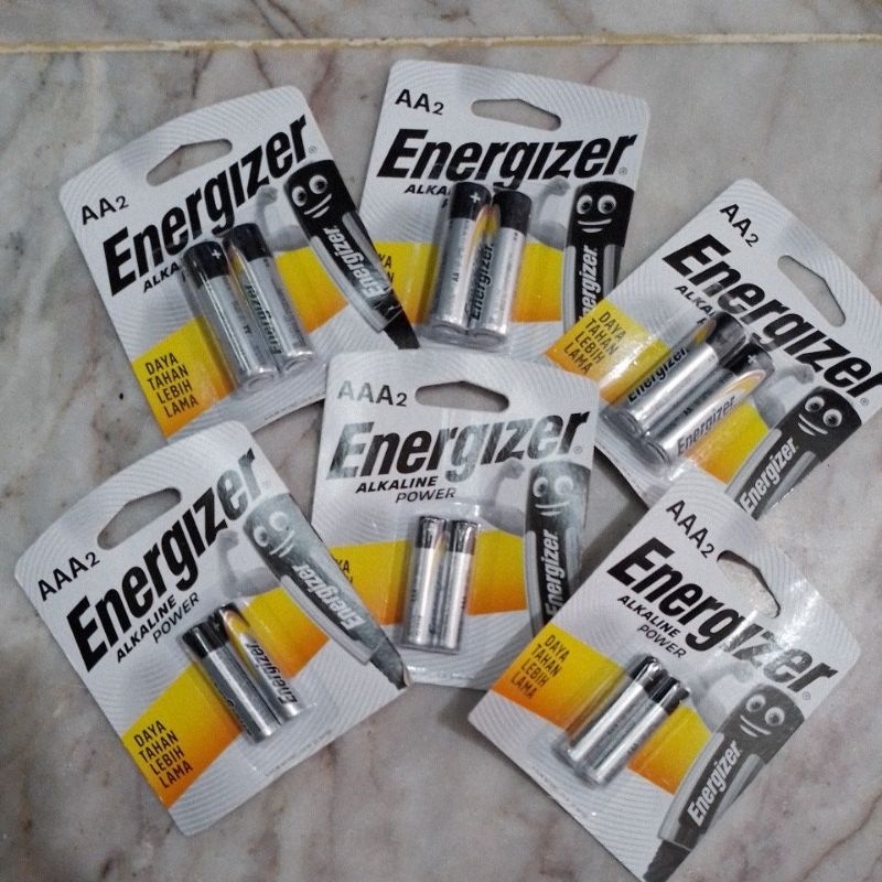 Jual Baterai Energizer Power AA [ A2 ] & AAA [ A3 ] ( Set ) [ Original ] | Shopee Indonesia