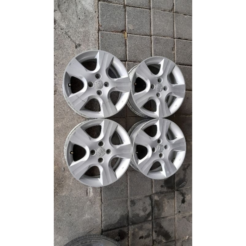 Jual VELG SEKEN MOBIL OEM COPOTAN JAZZ RING 15 BAUT 4X100 VELG ONLY ...