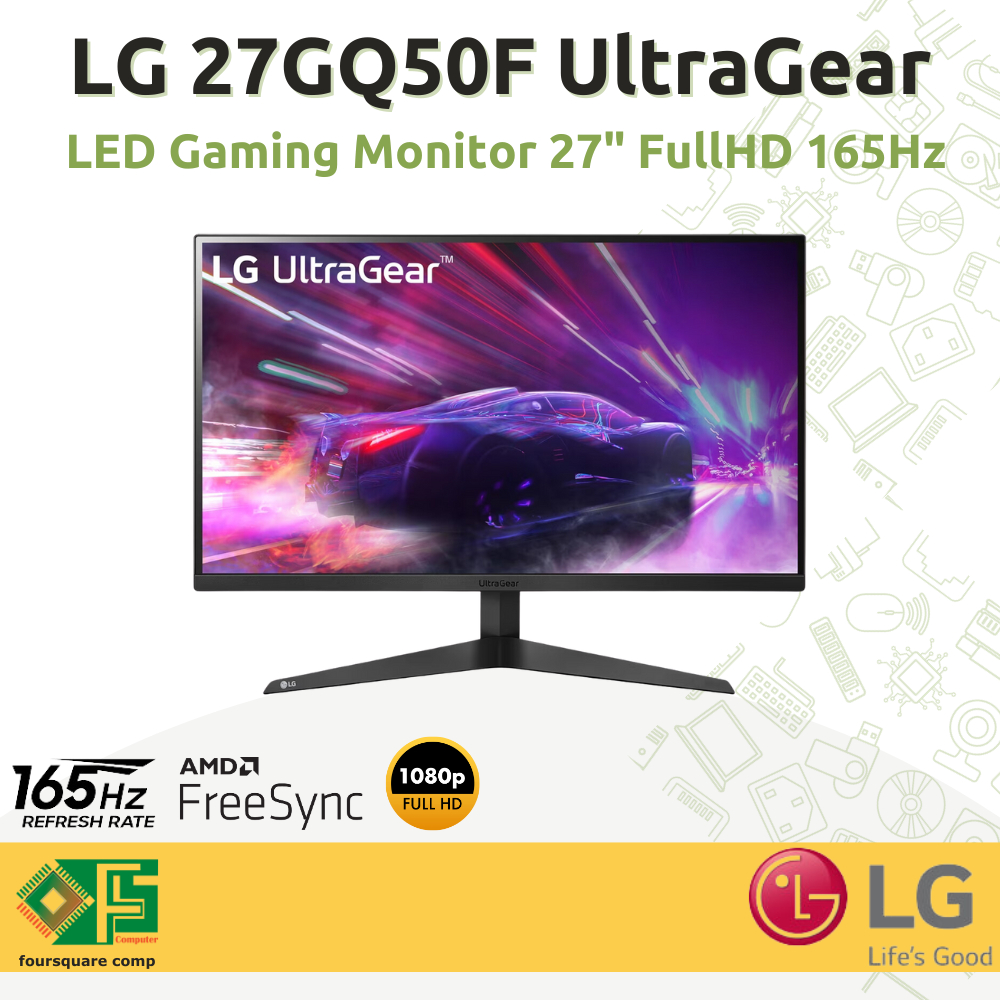 Jual LG 27GQ50F UltraGear LED Gaming Monitor 27 Inch FullHD 165Hz Resmi ...