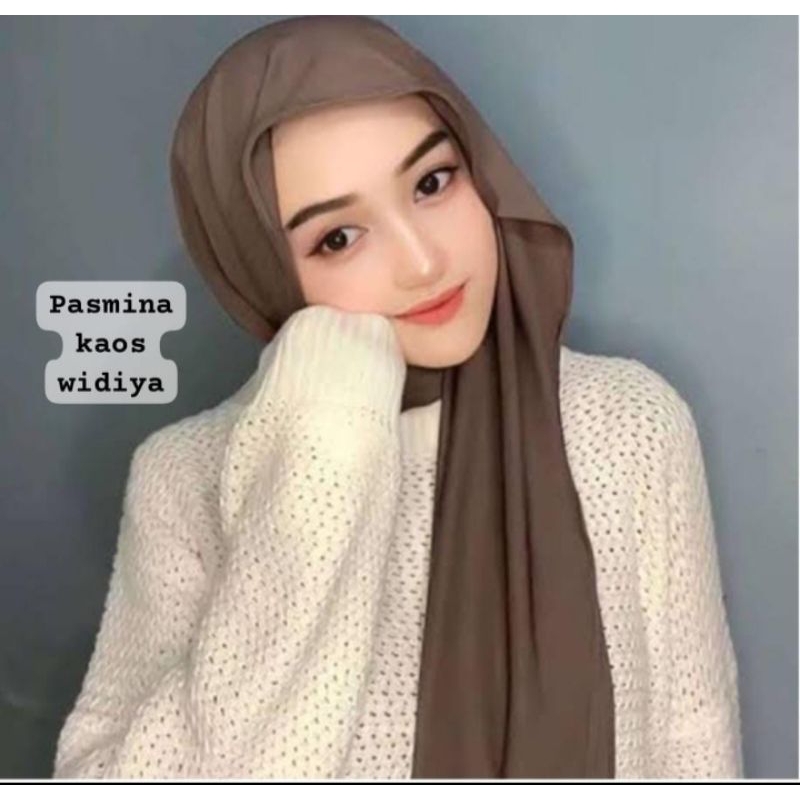 Jual Pasmina Kaos Rayon ORI WIDYA HIJAB/ Alfarid/ Akbar/Khalisa/Adiba ...