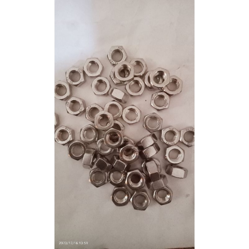 Jual mur stainless 304 m6 merek THE A2-70 kunci 10 | Shopee Indonesia