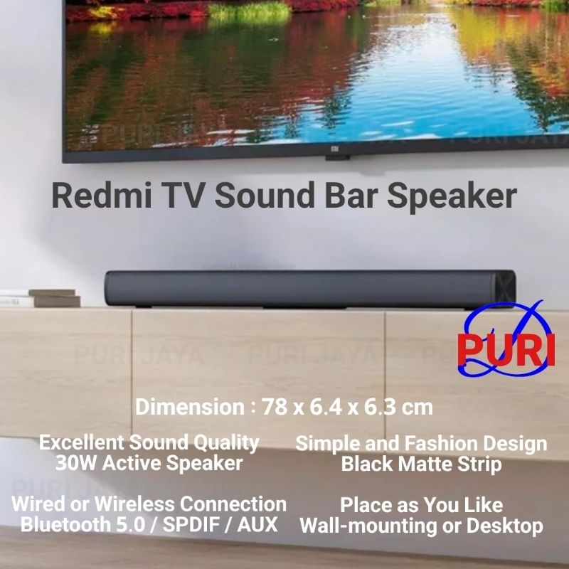Jual Redmi TV Soundbar Speaker Aktif 30W Home Theater Sound Bar ...
