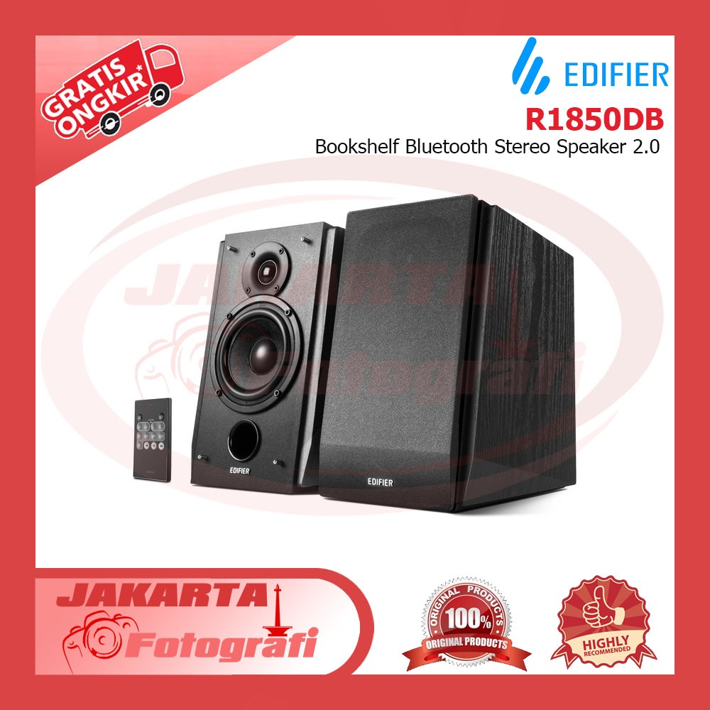 Jual Edifier Bookshelf Bluetooth Stereo Speaker 2.0 - R1850DB | Shopee ...