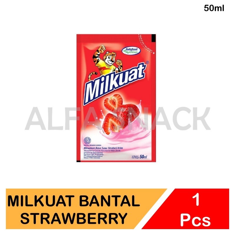 Jual Susu Milkuat Kemasan Bantal 50 ml / Rasa Strawberry - Coklat ...