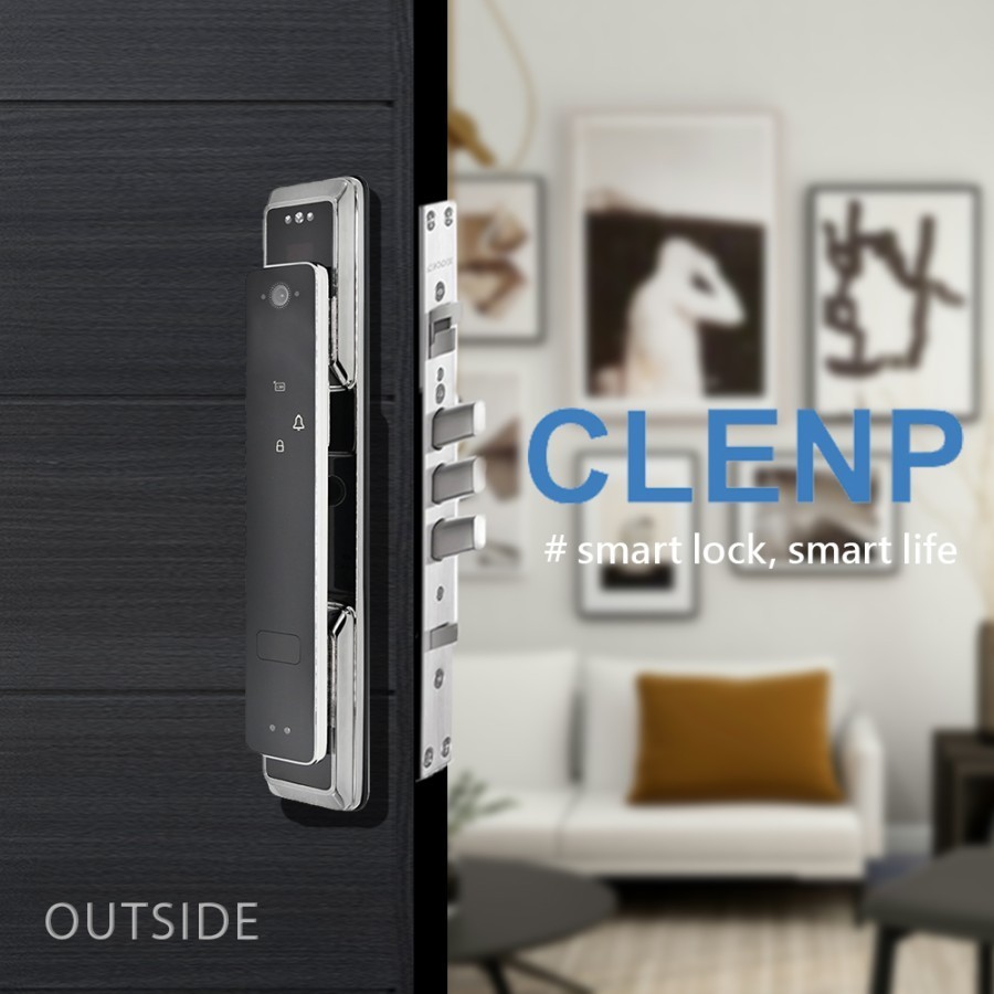 Jual CLP 303 Smart Lock Camera Door Viewer Kunci Pintu FACE RECOGNITION ...