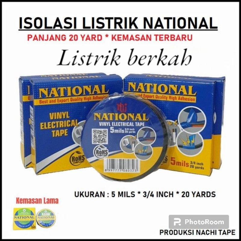 Jual Isolasi listrik Hitam vinly Nasional / International / Horichi ...