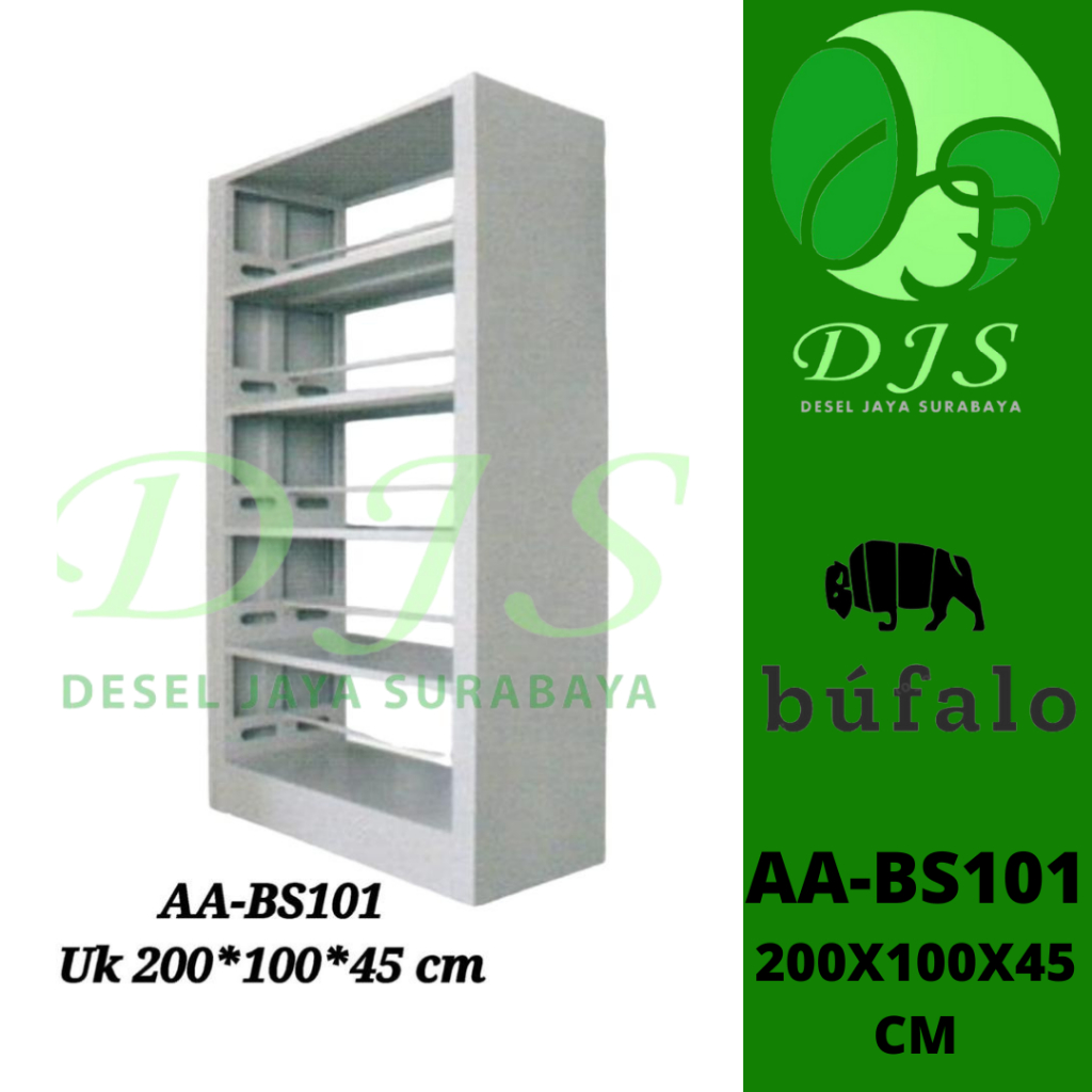 Jual Rak Perpustakaan - Rak Buku - Rak Besi - Rak Tas AA-BS101 - Rak ...