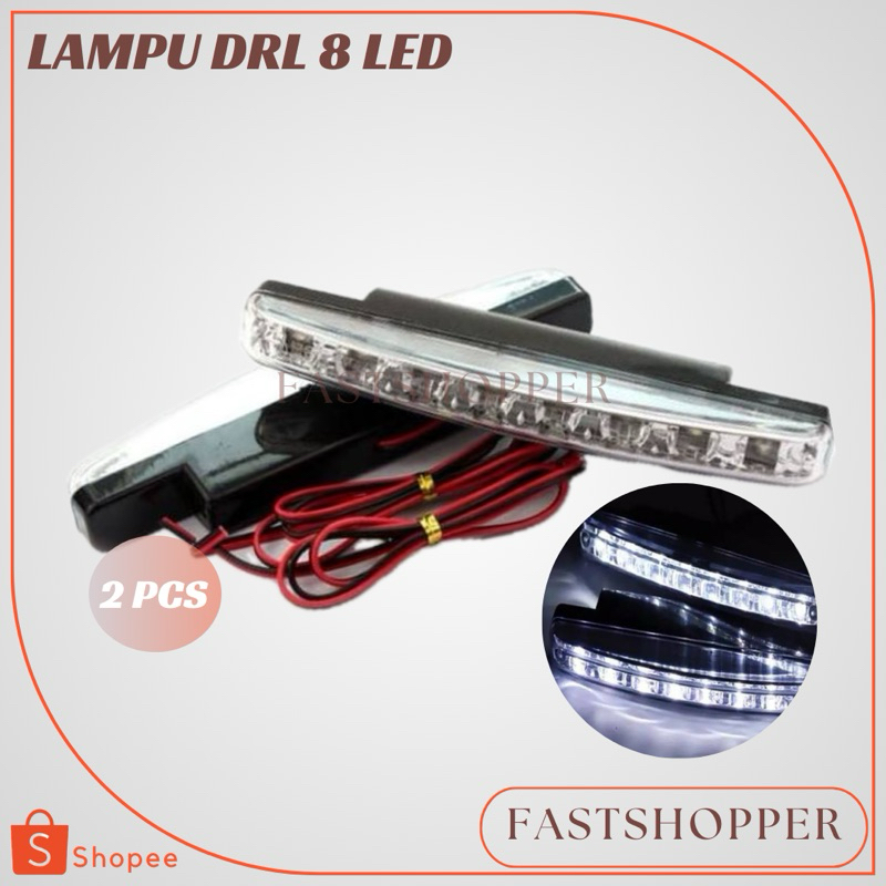 Jual LAMPU LED DRL 8 LED LUXURY BEST SELLER LAMPU DRL BEMPER - DRL08 ...
