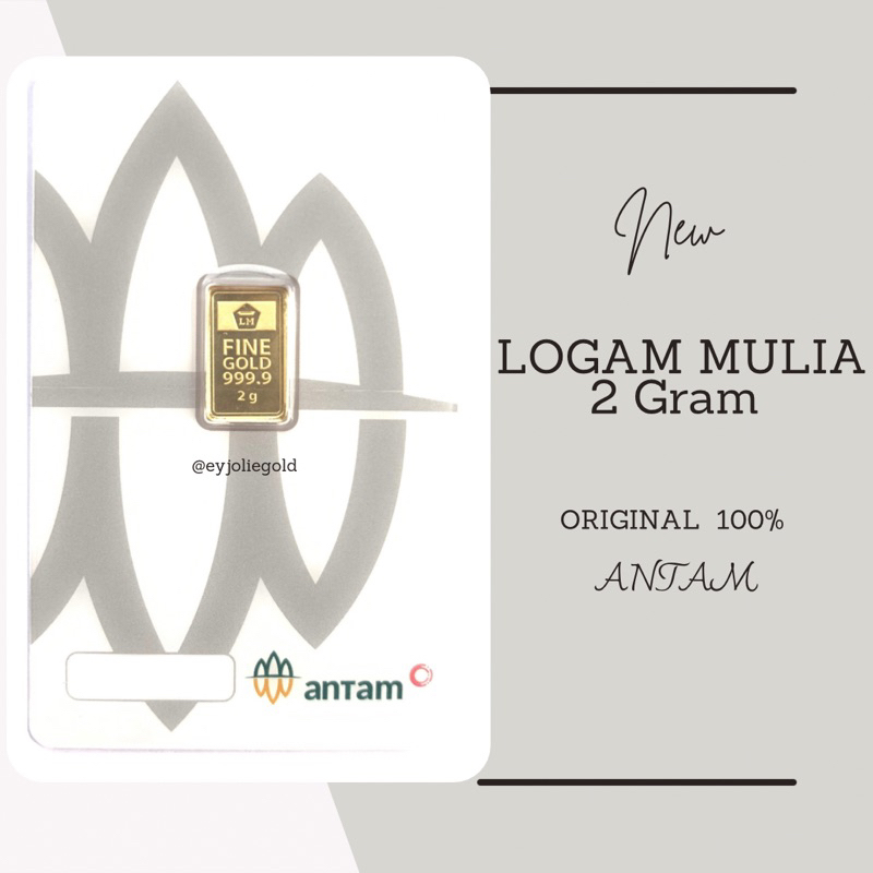 Jual Antam Logam Mulia 2 gram 2 gr Emas Antam Certieye 2021-2022 ...