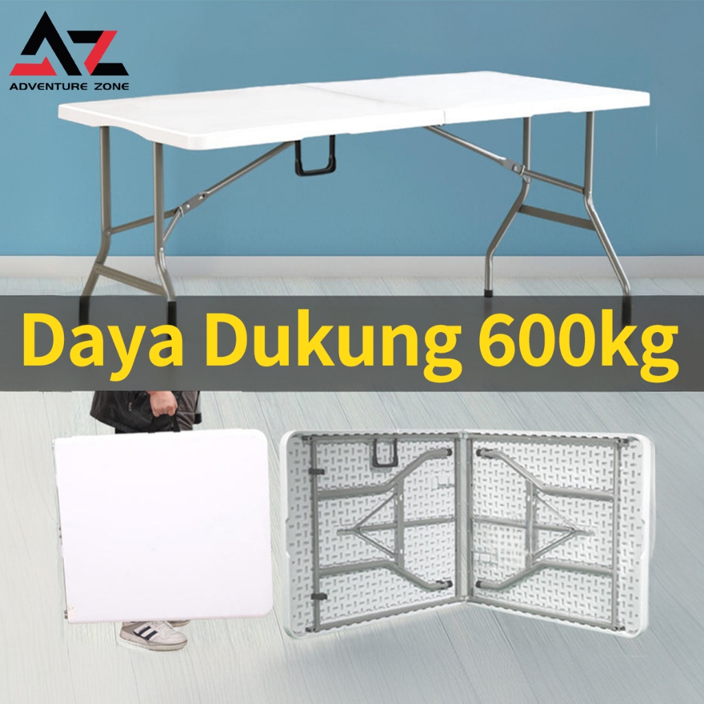 Jual Meja lipat outdoor meja lipat jualan portable Aluminium Kaki Bulat ...