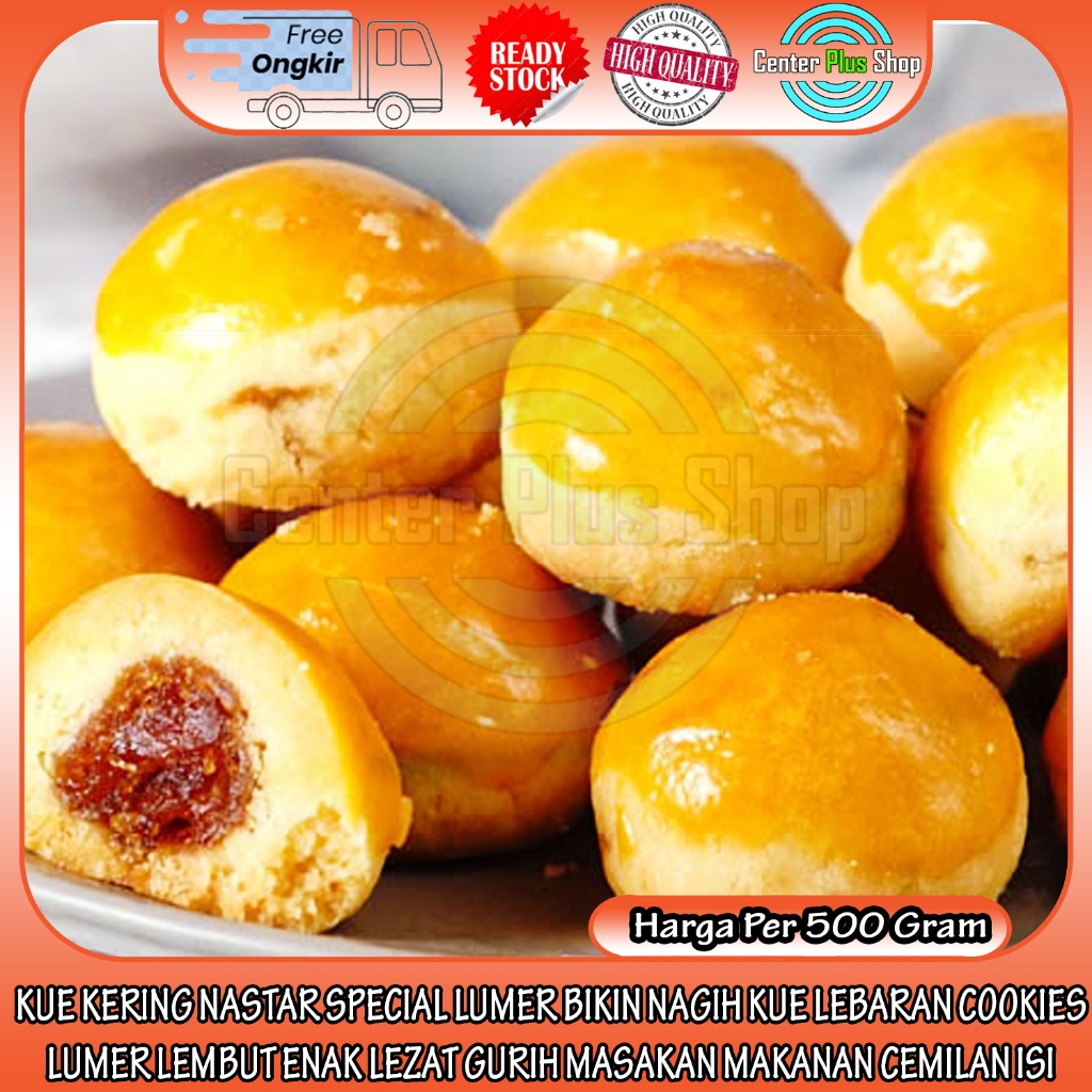 Jual KUE NASTAR NAS TAR SPESIAL BULAT TOPLES ISI LUMER 500GRAM CEMILAN ...