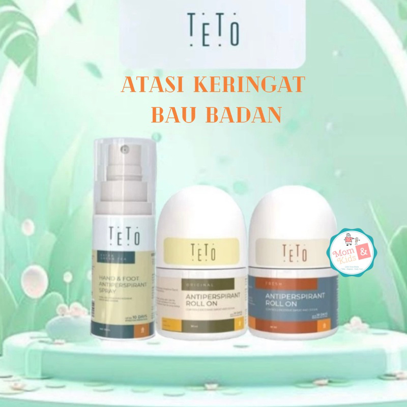 Jual TETO Antiperspirant Roll On 30ml | TETO Deodoran Deodorant Anti ...