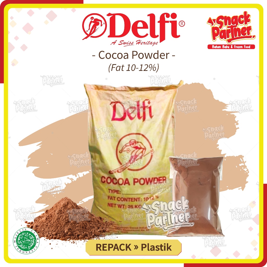 Jual DELFI (Barry Callebaut DDF760-11) - COCOA POWDER Repack 100 / 250 ...