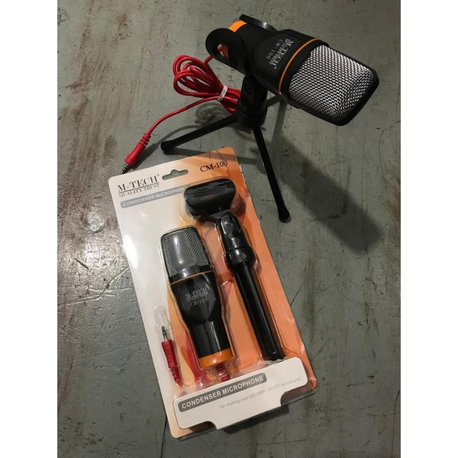 Jual M-TECH Microphone Mtech CM100 Condenser Microphone | Shopee Indonesia