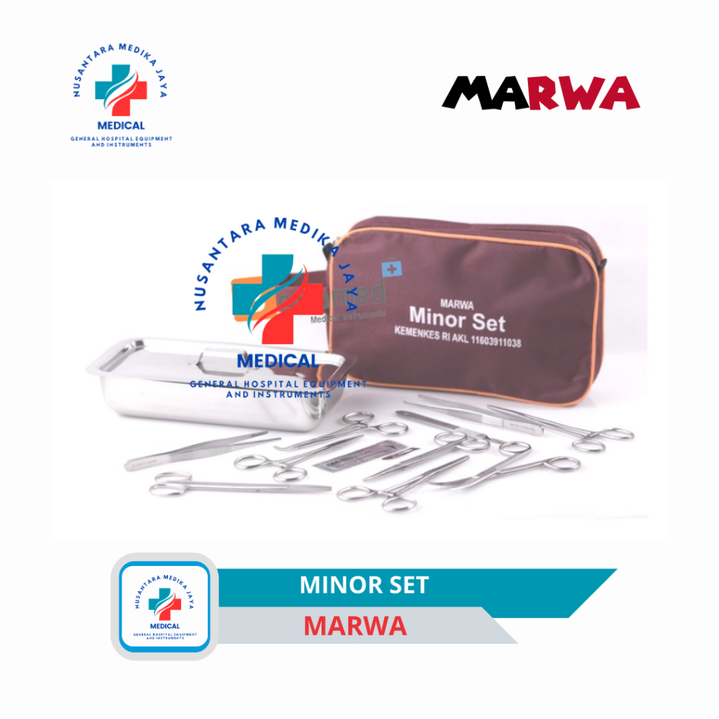 Jual MARWA Minor Set AKL / Instrumen Set Bedah Minor | Shopee Indonesia