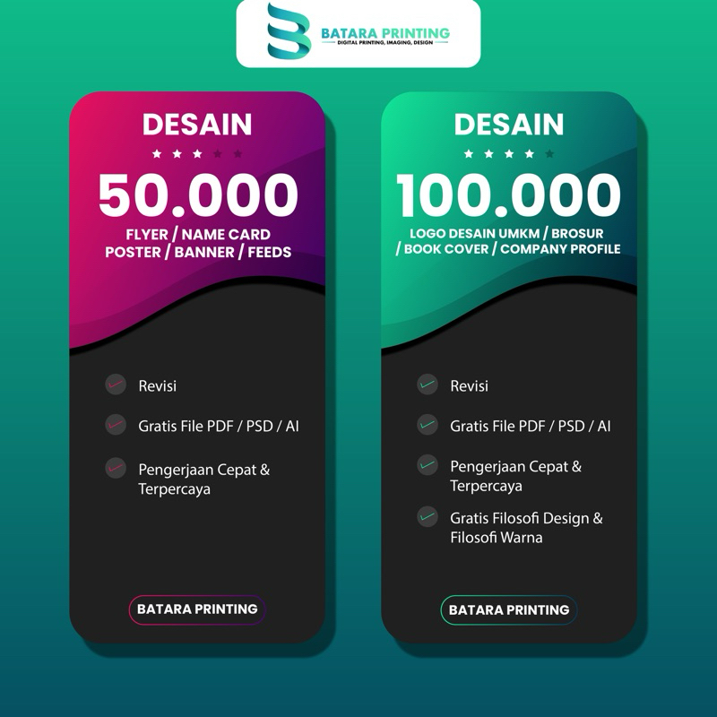 Jual Jasa Desain Flyer / Banner / Feeds / Poster / Name Card | Shopee ...