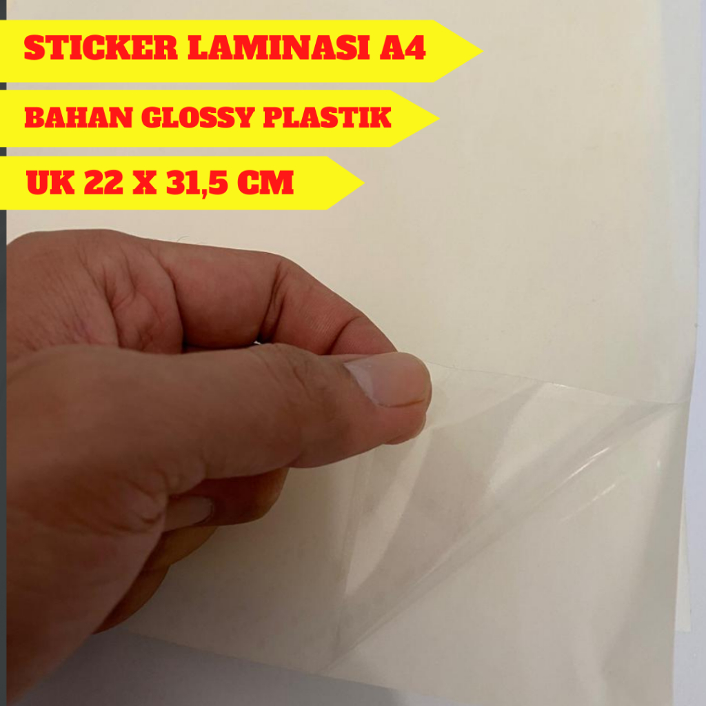 Jual Stiker Laminasi Dingin Glossy / Doff A4 | Shopee Indonesia