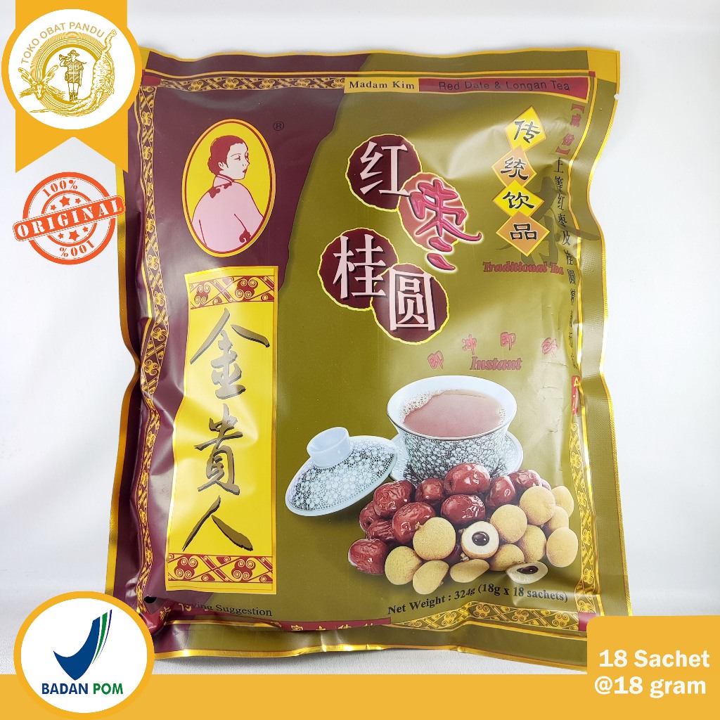 Jual MADAM KIM RED DATE & LONGAN TEA / TEH HONGZAO LENGKENG / ANGCO ...