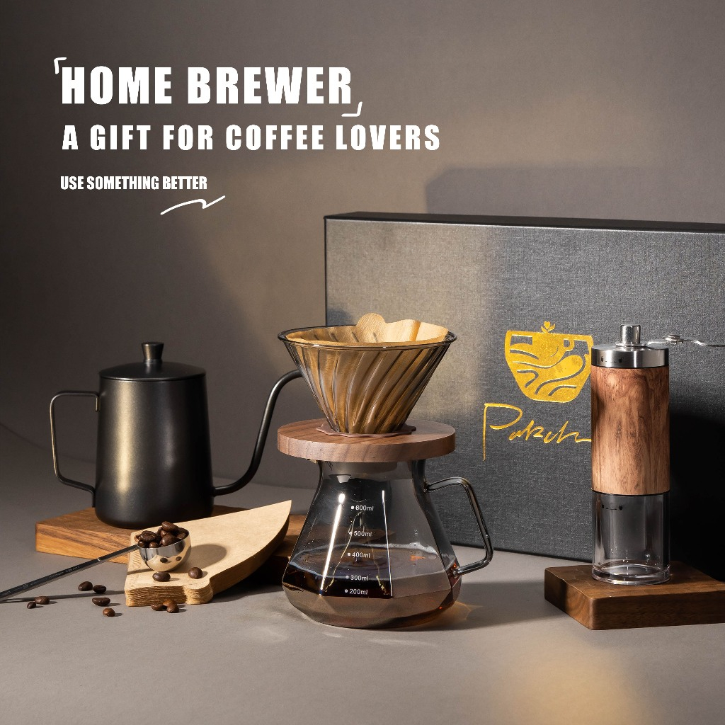 Jual Set Alat Kopi Mewah Seduh Pembuat Kopi Hadiah Home Coffee Dripper ...