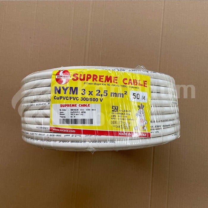 Jual KABEL LISTRIK SUPREME NYM 3 x 2.5 mm 3 x 2,5 mm KAWAT | per METER | Shopee Indonesia