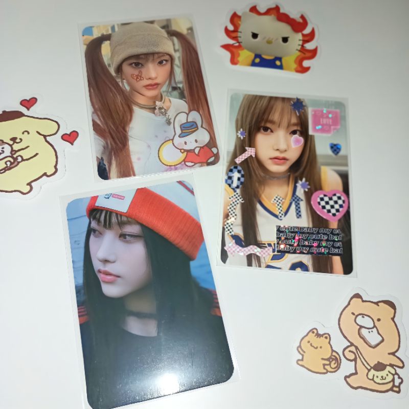 Jual (READY STOCK) Official RARE HD Photocard PC Jungwon Hoodie, Haerin ...