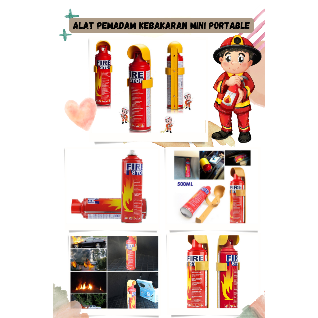 Jual Fire Stop Extinguisher Apar Racun Api Foam Mobil / Apar Mobil ...