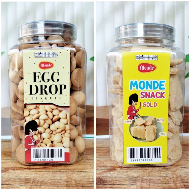 Jual Snack/Kue Toples Lebaran Giant Monde Egg Drop - Monde Serena ...