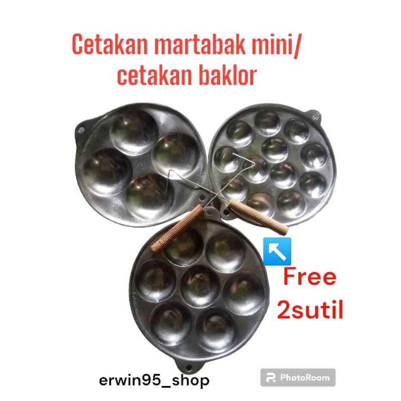 Jual cetakan martabak mini/cetakan baklor dan takoyaki | Shopee Indonesia