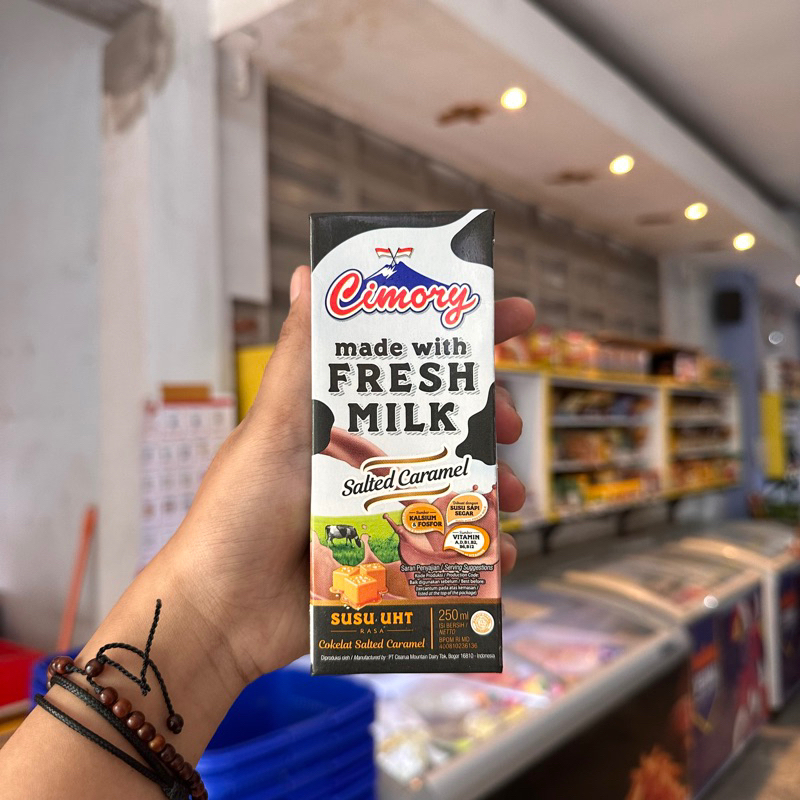 Jual Cimory susu uht salted caramel 250ml | Shopee Indonesia