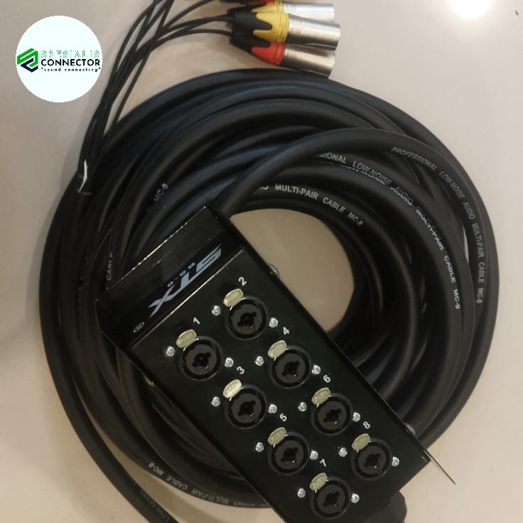 Jual kabel snake 8ch Casis Combo isi 8 original 5-20 meter | Shopee ...
