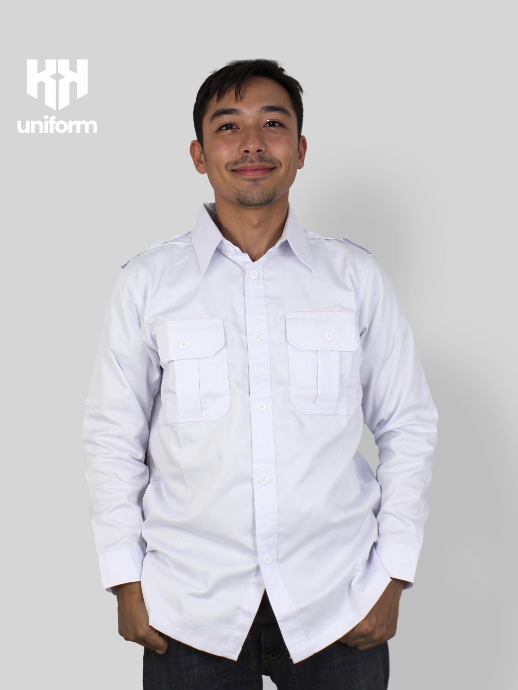 Jual KEMEJA POLOS/ baju dinas lapangan/ outdoor/ PDL/ PDH formal ...