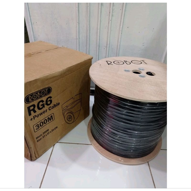 Jual Kabel CCTV RG6 300meter ROBOT Original | Shopee Indonesia