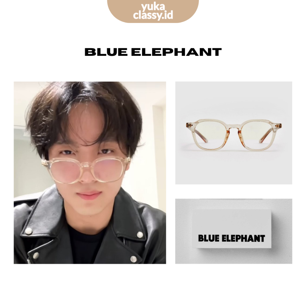 Jual [PO JASTIP KOREA] - Kacamata BLUE ELEPHANT / Andy Flesh | Shopee ...