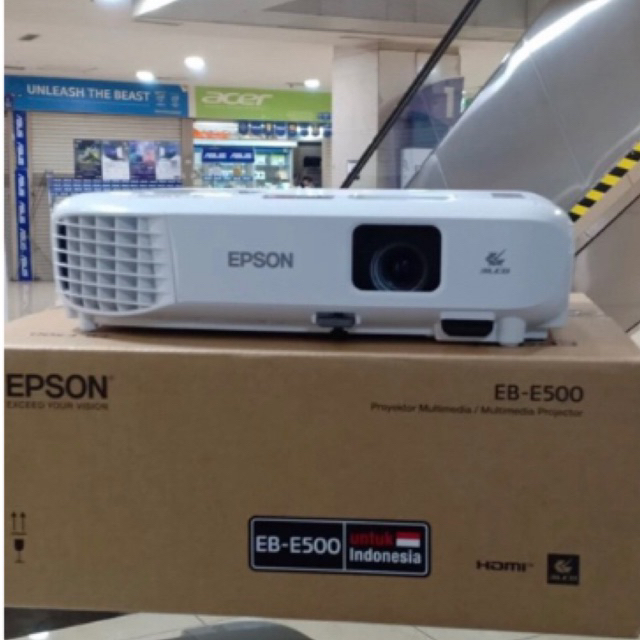 Jual Projector EPSON EB E500 XGA (1024x768) | Shopee Indonesia