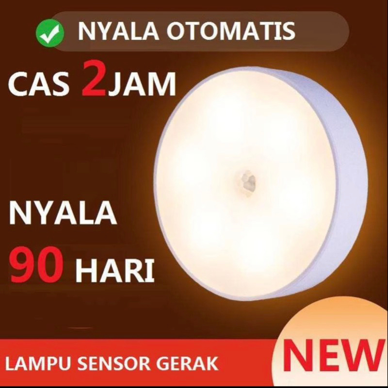 Jual Lampu Sensor Gerak Led Lampu Lemari Tangga Emergency Shopee