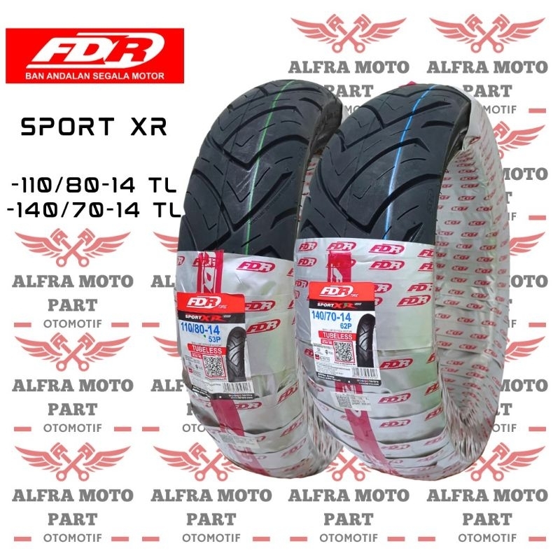 Jual BAN LUAR AEROX/PCX 150/VARIO 160 FDR SPORT XR TUBELESS HARGA ...