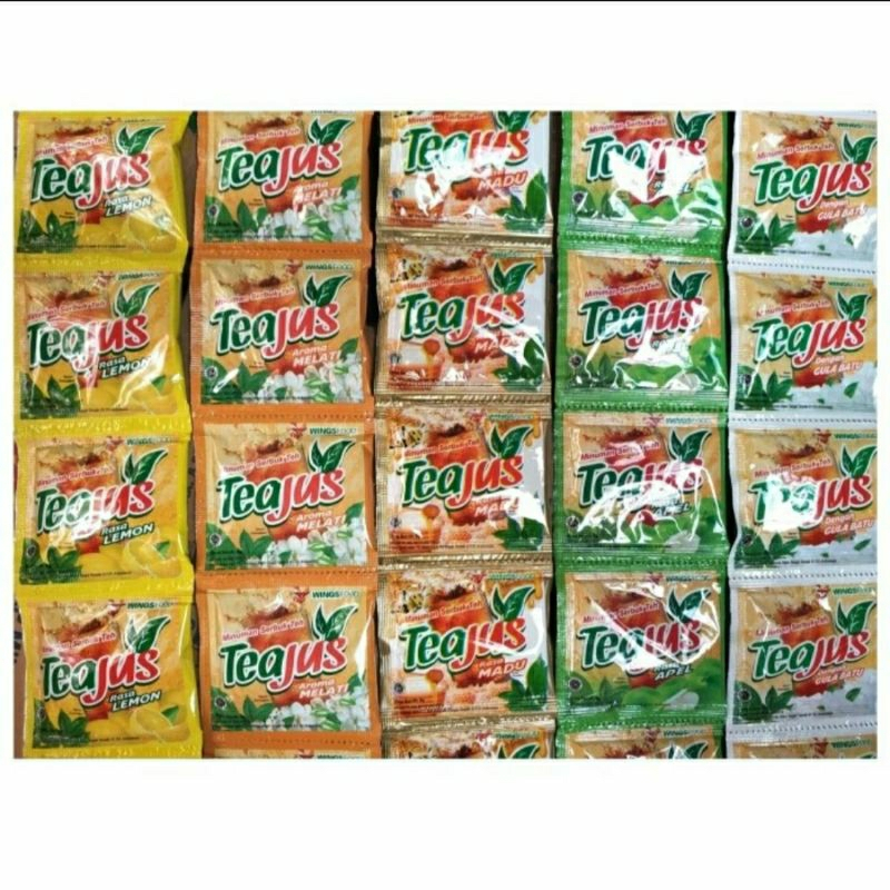 Jual Teajus instant sachet | tea jus teh isi 10 sachet | Shopee Indonesia