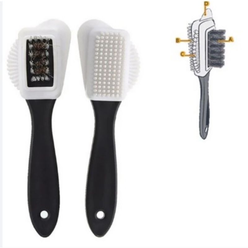 Jual Sikat sepatu | sikat Suede nubuck brush Suede 3in1 dan sikat ...