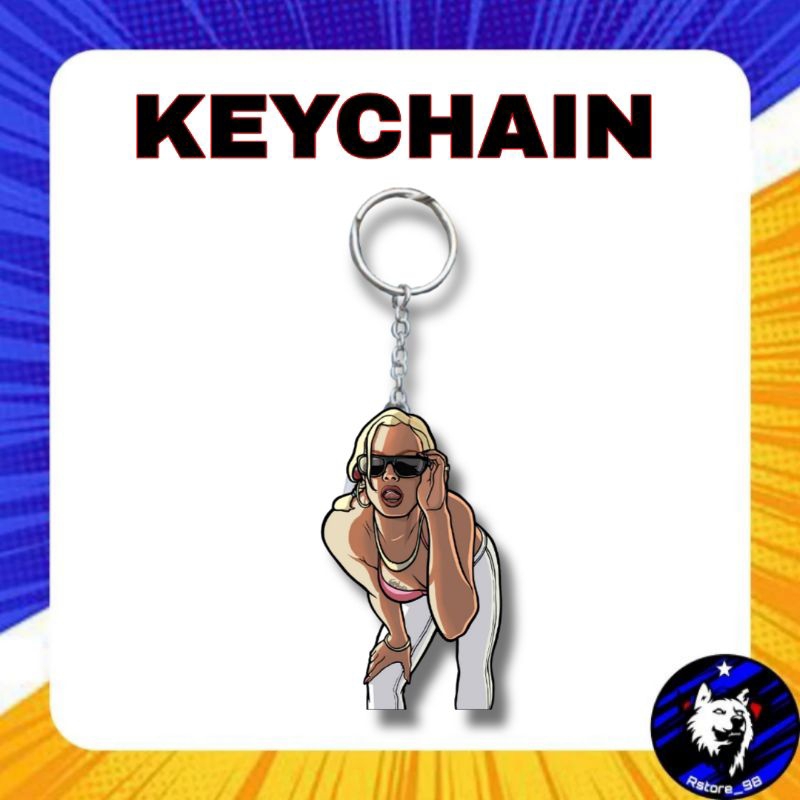Jual KEYCHAIN GANTUNGAN KUNCI GTA SAN ANDREAS | Shopee Indonesia