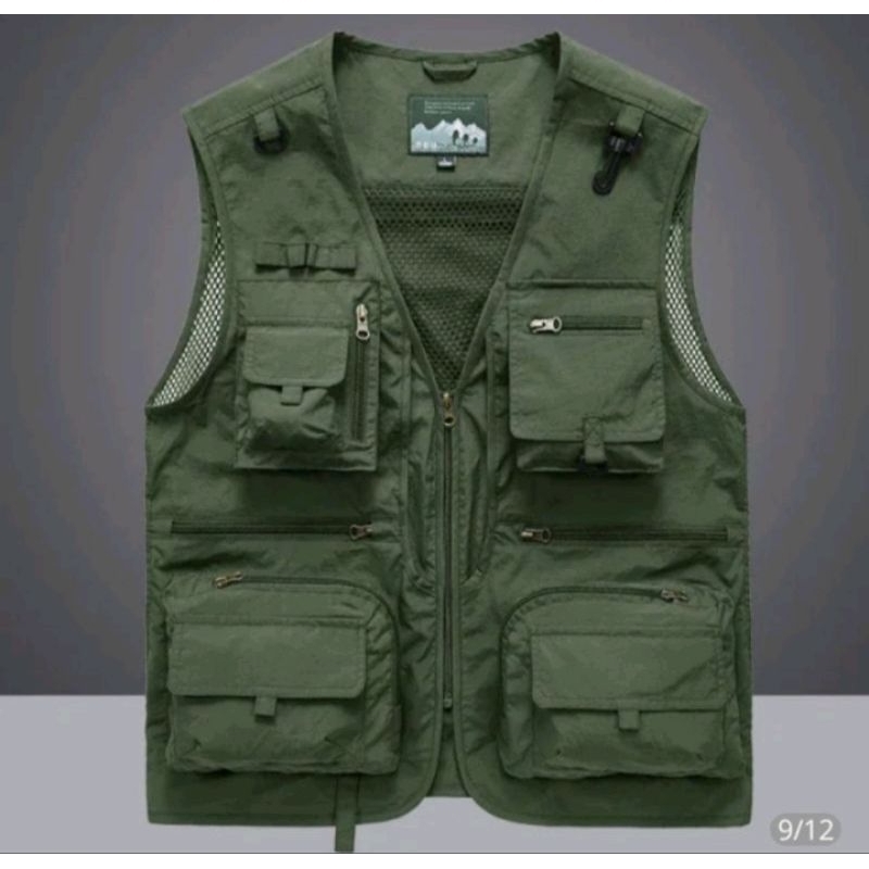 Jual Romoi pria / Rompi tactical / Rompi vest / rompi lapangan / rompi ...