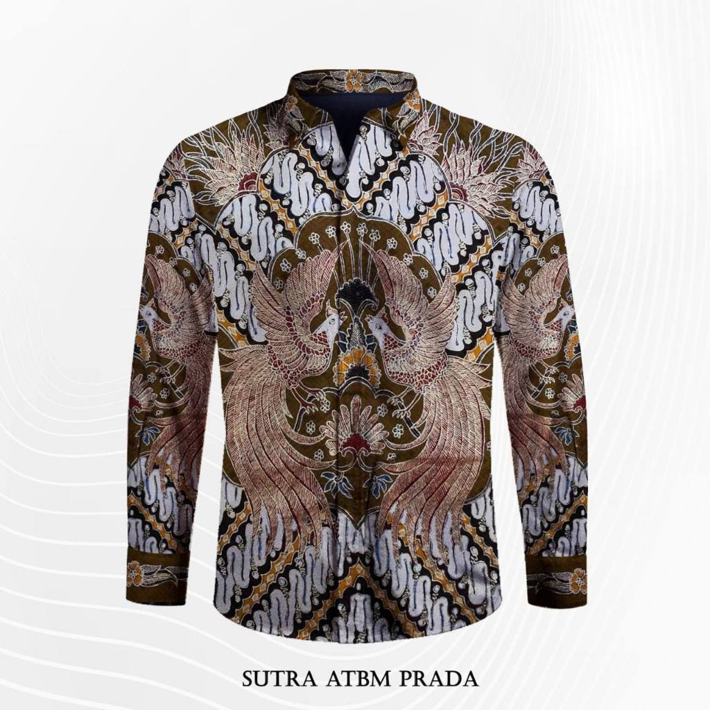 Jual Kemeja pria lengan panjang slim fit batik tulis prada exclusive ...