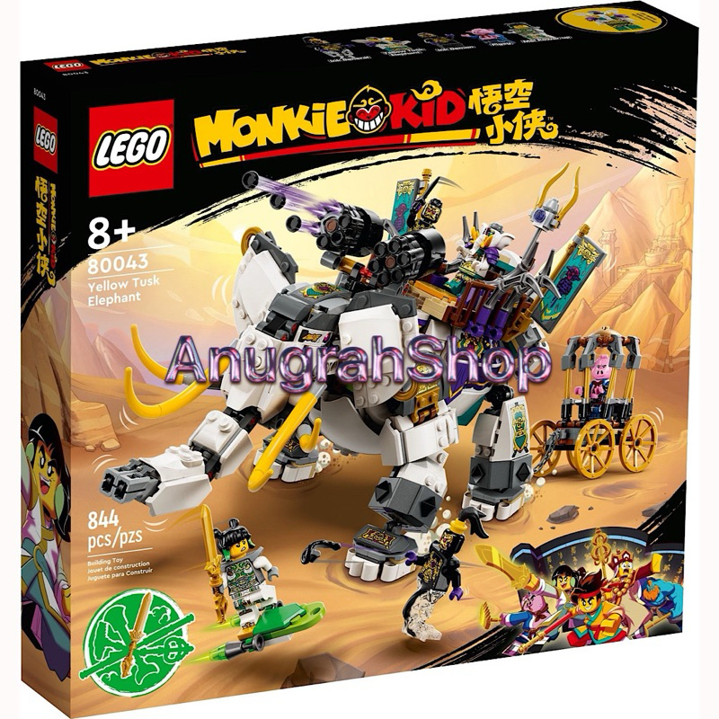 Jual LEGO 80043 MONKIE KID Yellow Tusk Elephant | Shopee Indonesia