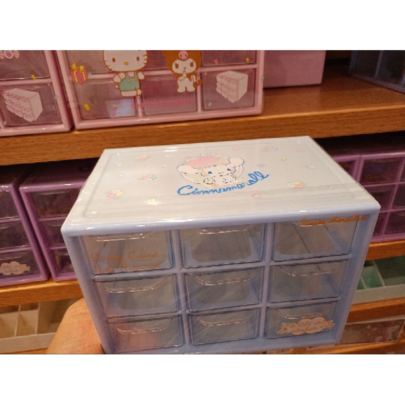 Jual MINISO X Sanrio Drawer storage Cabinet 9 laci | Shopee Indonesia