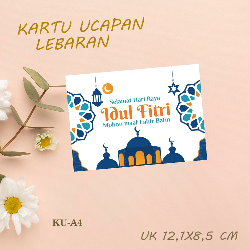 Jual (10 PCS ) KARTU UCAPAN LEBARAN/GREETING CARD/IDUL FITRI/LEBARAN ...